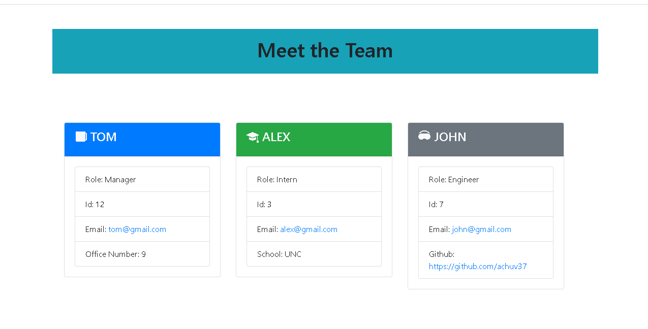 GitHub - achuv37/Team-Profile-Generator-AV