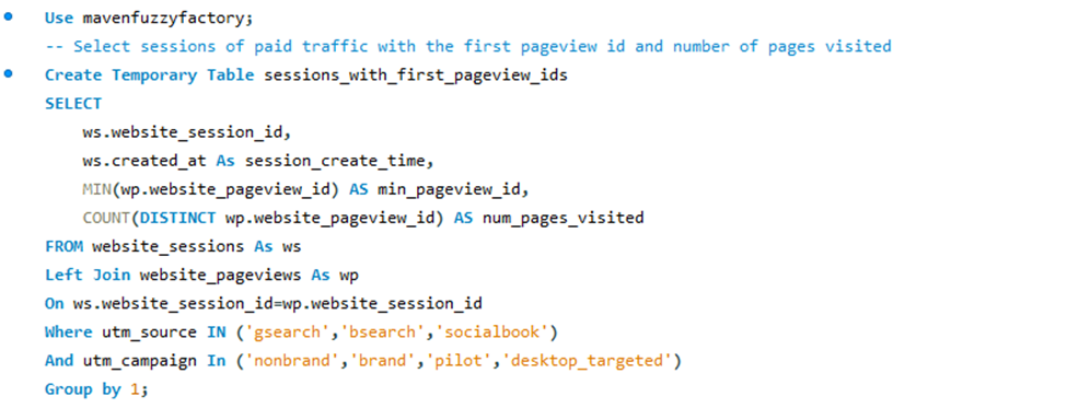 GitHub - lightbluening/Website-Performance-Analysis-Using-SQL: Use MySQL to analyze Maven Fuzzy ...