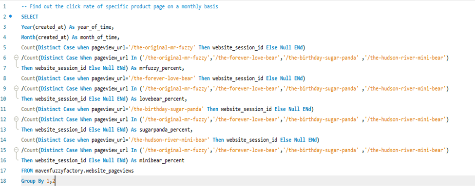 GitHub - lightbluening/Website-Performance-Analysis-Using-SQL: Use MySQL to analyze Maven Fuzzy ...
