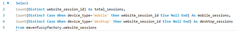 GitHub - lightbluening/Website-Performance-Analysis-Using-SQL: Use MySQL to analyze Maven Fuzzy ...
