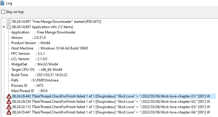 [Bug] Chapters are not downloaded on Doujindesu · Issue #1229 · dazedcat19/FMD2 · GitHub