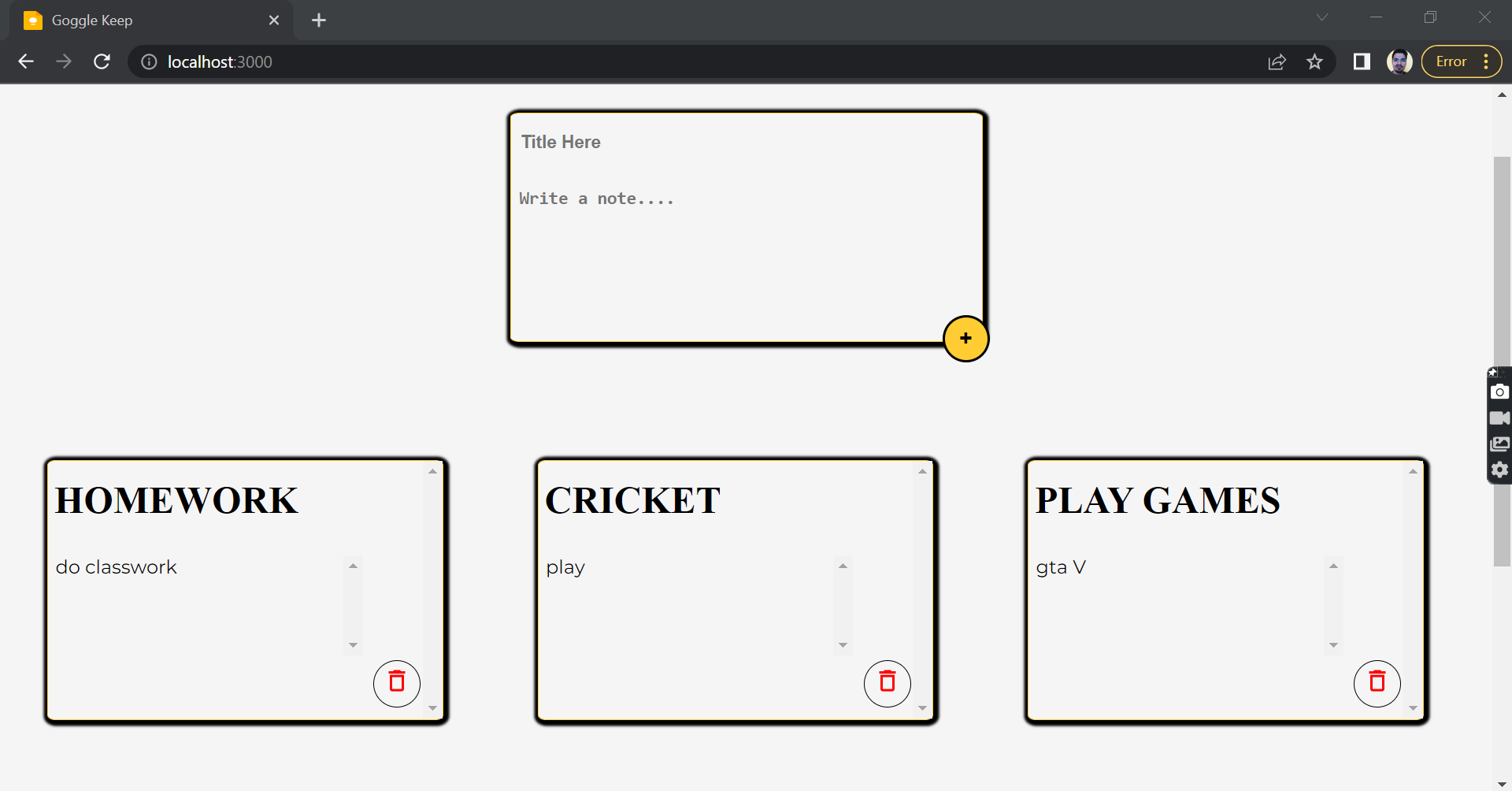 GitHub - LokeshMelkani07/Goggle_Keep_Clone: This is a Goggle Keep App ...