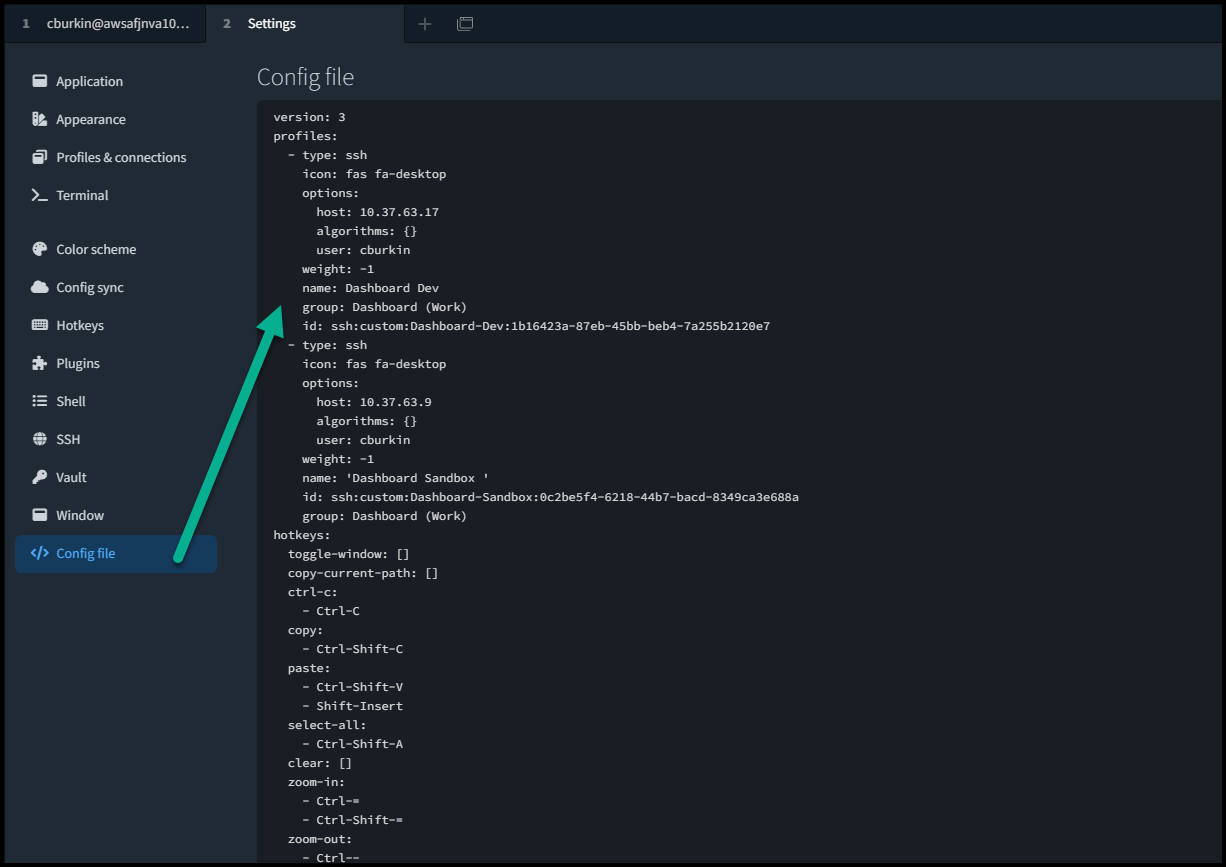 Config Backup and Sync · Issue #3164 · Eugeny/tabby · GitHub