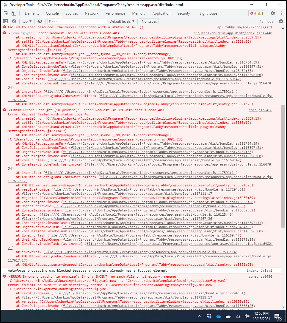 Config Backup and Sync · Issue #3164 · Eugeny/tabby · GitHub
