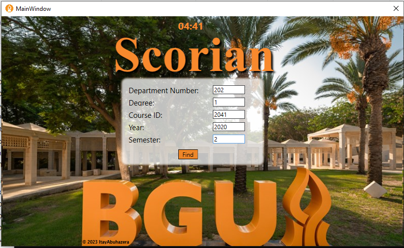 GitHub - ItayAbuhazera/ScoreDistribution: app that get the score distribution of course in bgu ...