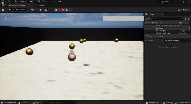 GitHub - gpavithra673/EX-NO-02-Player-movement-using-pawn