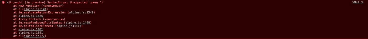 Extract Component Logic - using function name "delete()" doesn't work · Issue #429 · alpinejs ...