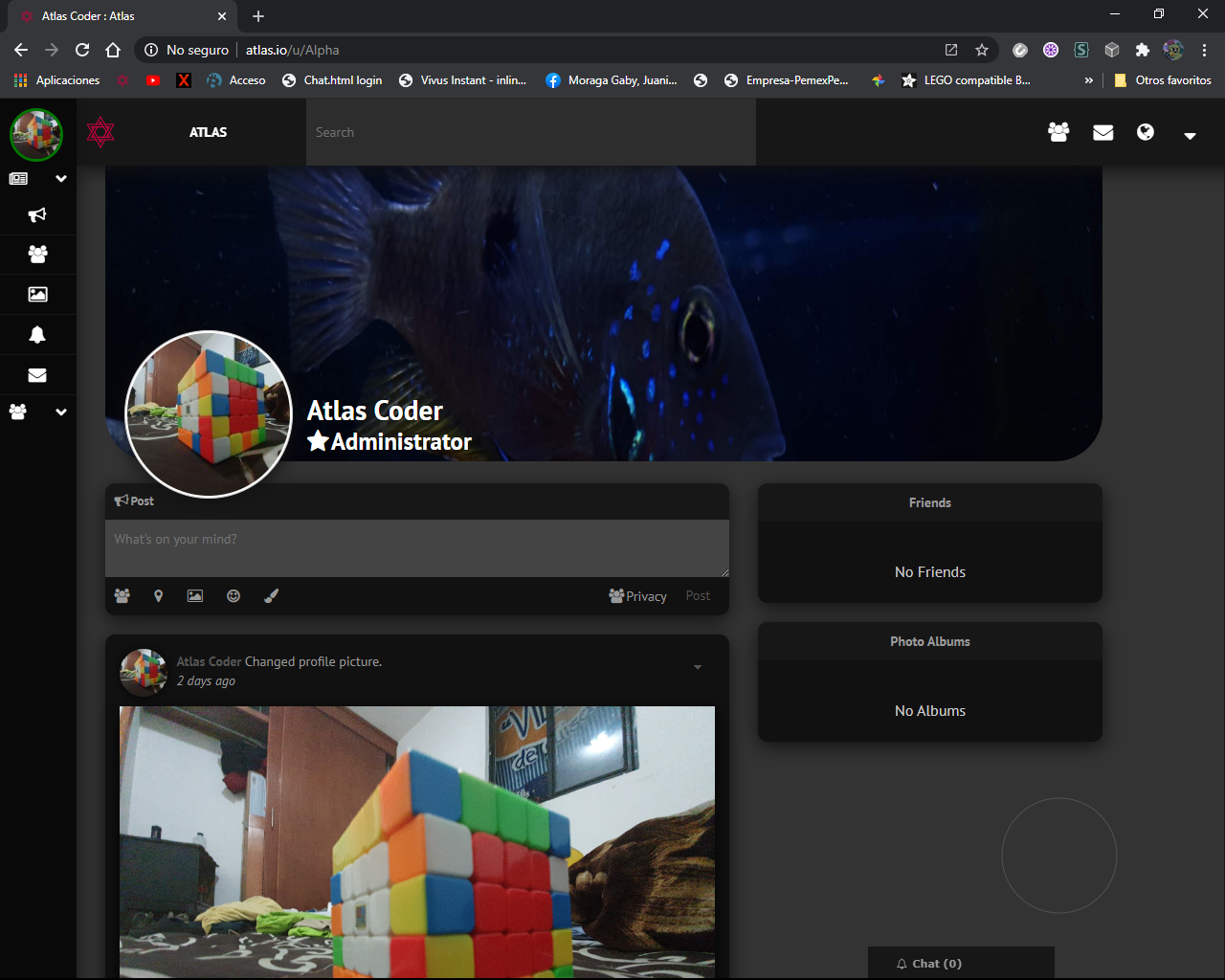 GitHub - ElBrujo/atlas: black and responsive ossn theme mobile friendly