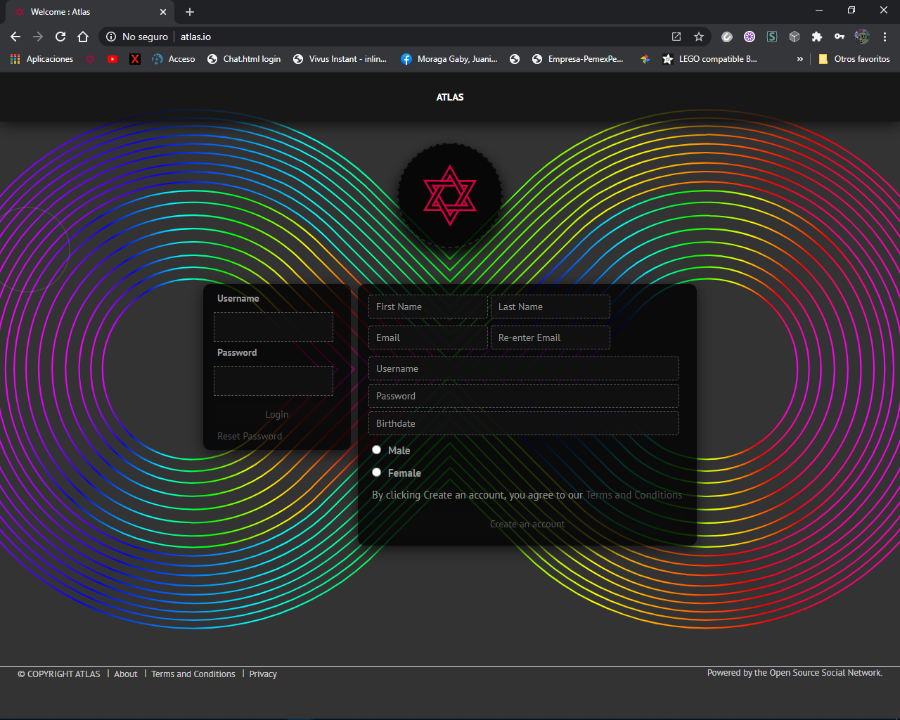 GitHub - ElBrujo/atlas: black and responsive ossn theme mobile friendly