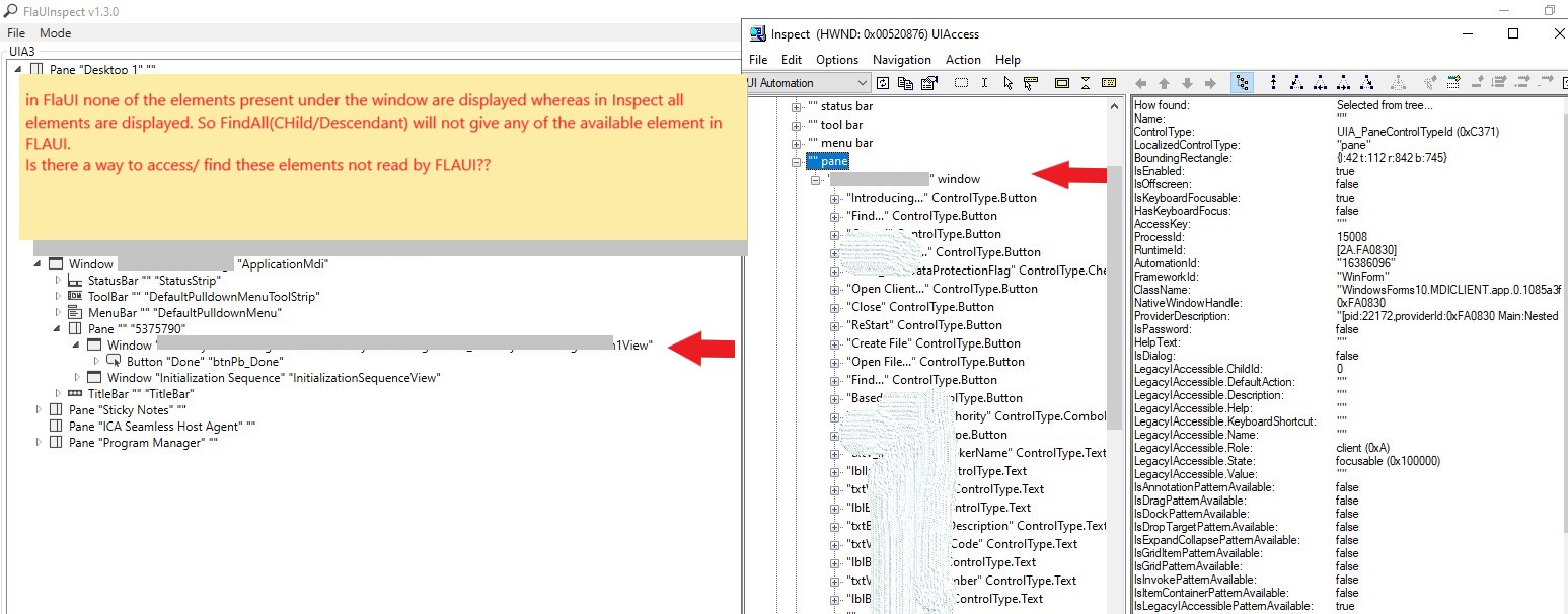 How to access/Find elements not read by FLAUI using UIA2 or UIA3? · Issue #458 · FlaUI/FlaUI ...