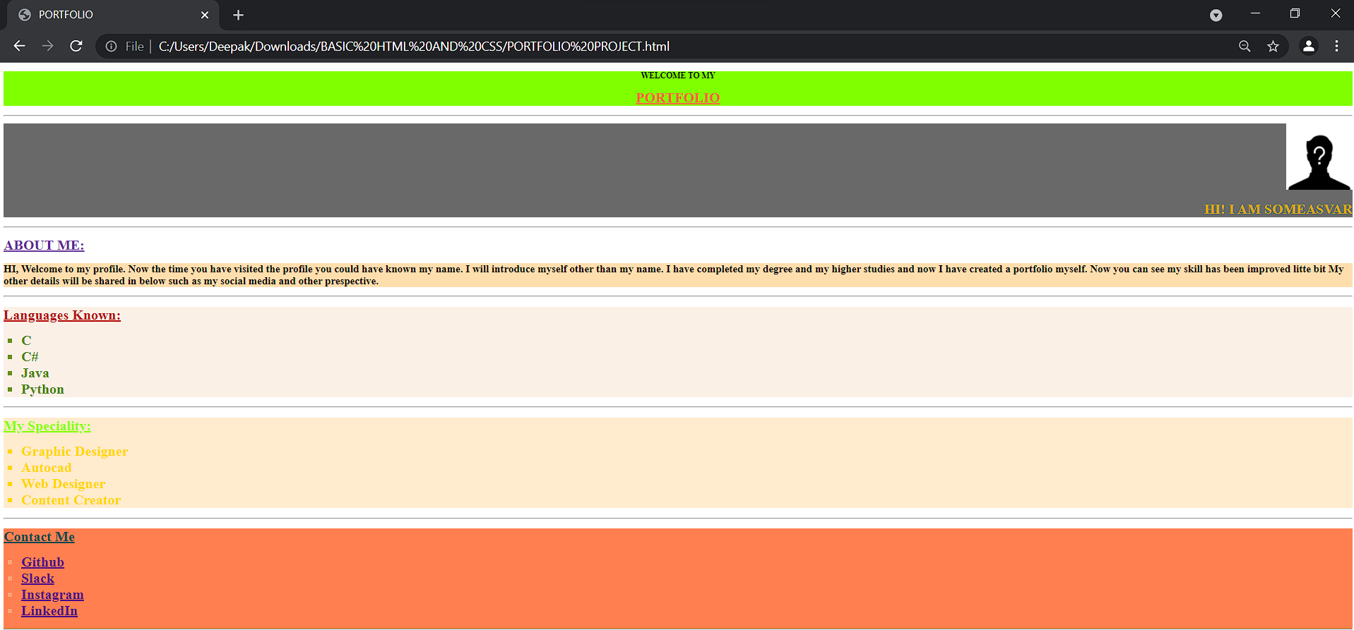 GitHub - SOMEASVAR/PORTFOLIO