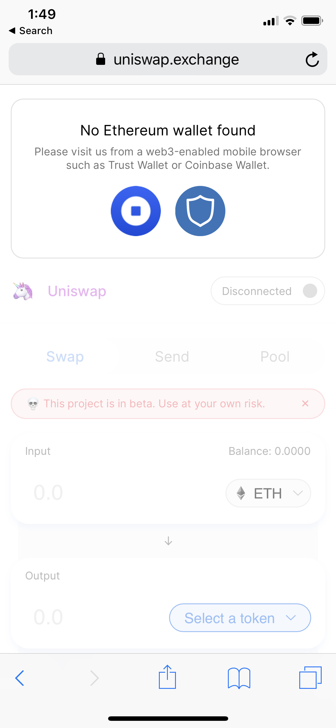 UI should adjust with window size · Issue #180 · Uniswap/interface · GitHub