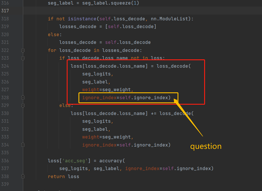 When combine CEloss and DiceLoss, An error occurs ! · Issue #3206 · open-mmlab/mmsegmentation ...