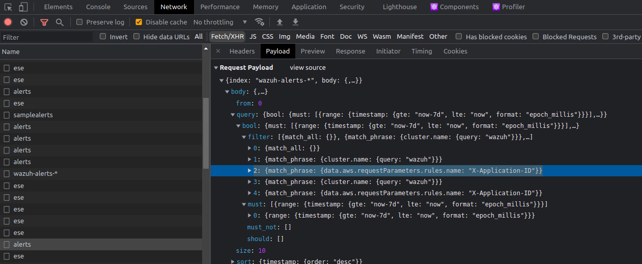 Dashboards Dont Filter Properly Nested Fields · Issue 4430 · Wazuhwazuh Dashboard Plugins 