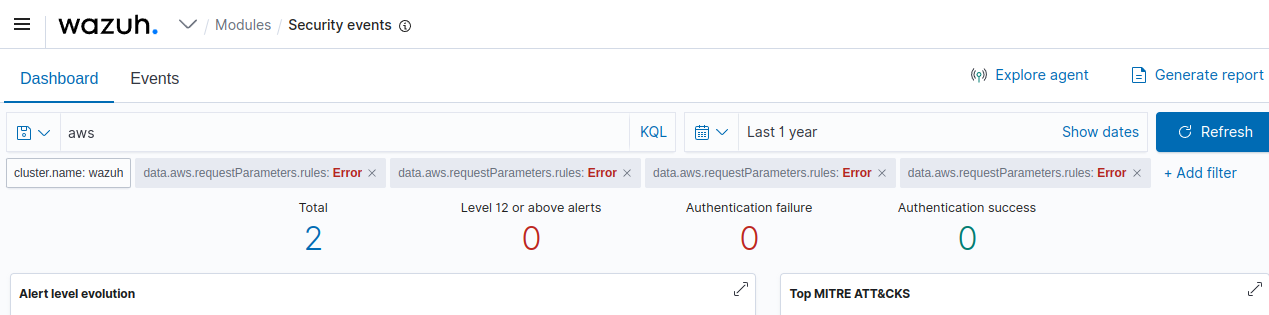 Unmapped Field Filter In The Security Events Table Throws An Exception · Issue 4932 · Wazuh