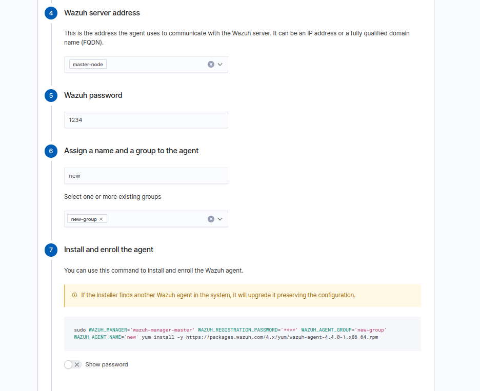 Password Input Is Not Password Type · Issue 5112 · Wazuhwazuh