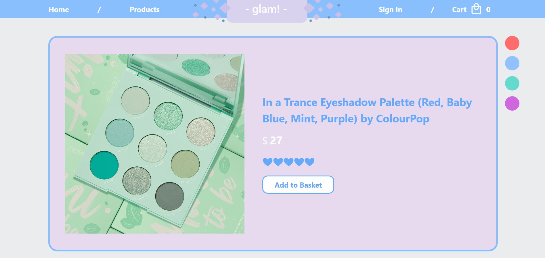 GitHub - a7stu/glam-e-com-website