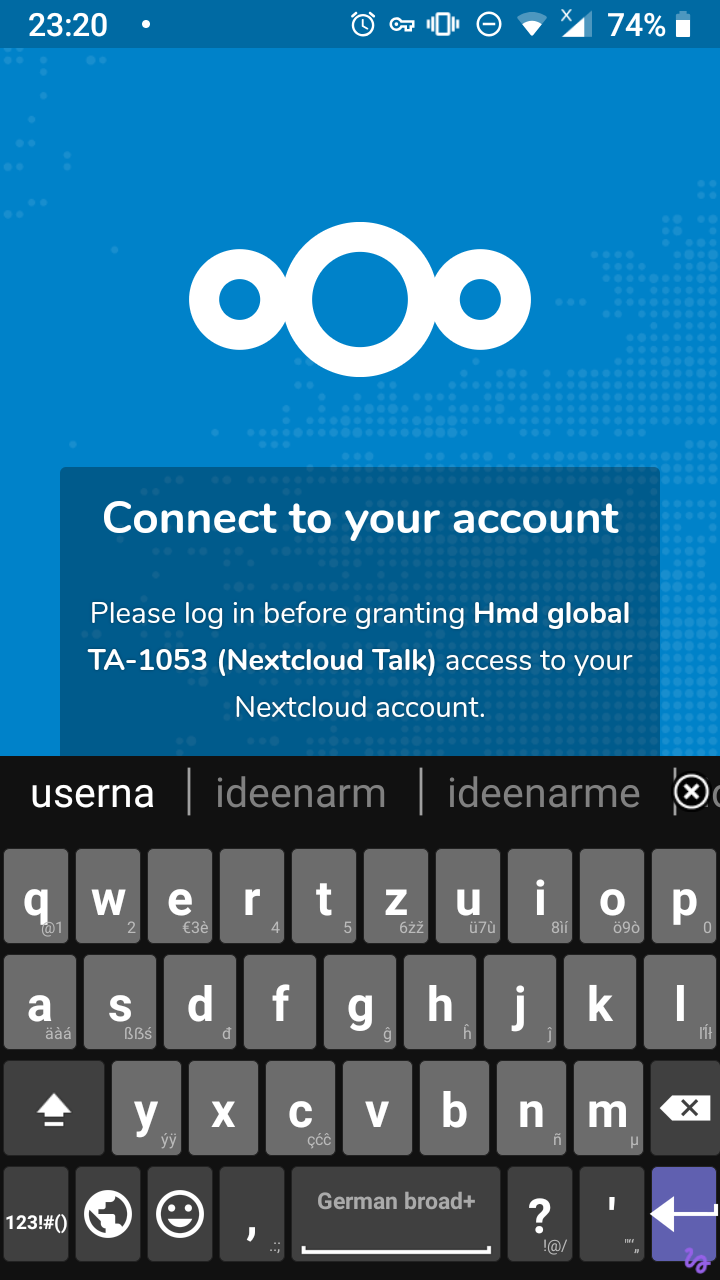 Login screen: Keyboard is hiding login form · Issue #507 · nextcloud/talk-android · GitHub