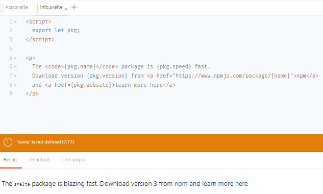 About Spread Props `name Is Undefined` · Issue 6930 · Sveltejssvelte · Github