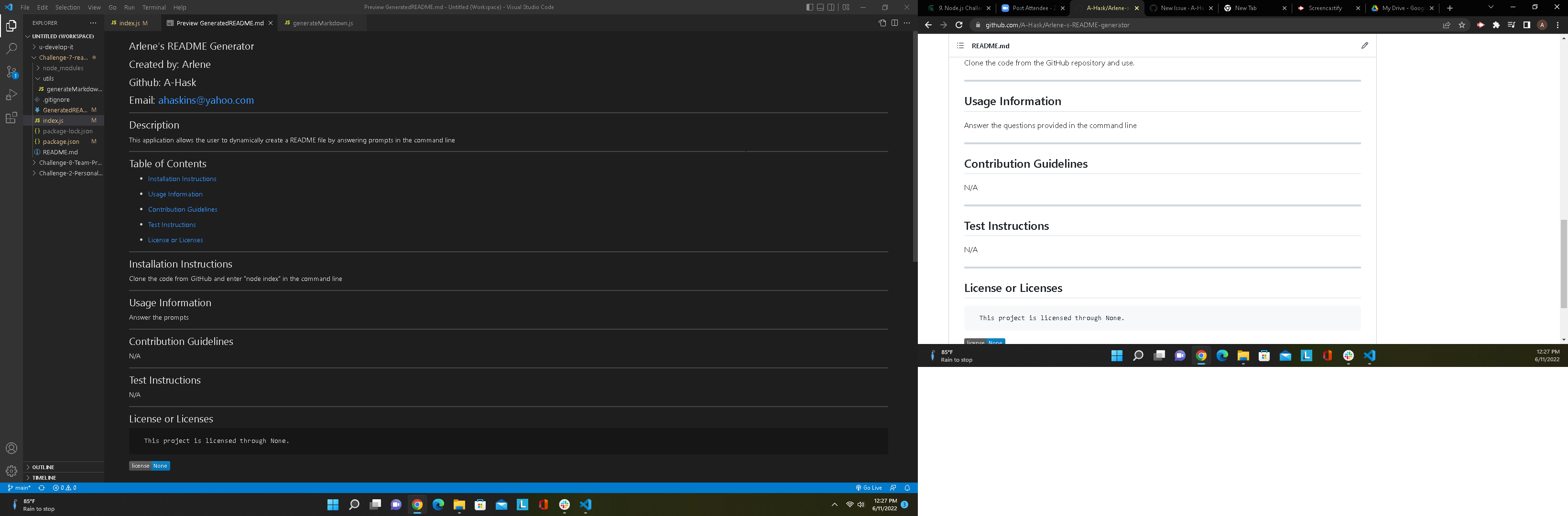 GitHub - A-Hask/Arlene-s-README-generator: This README generator is ...
