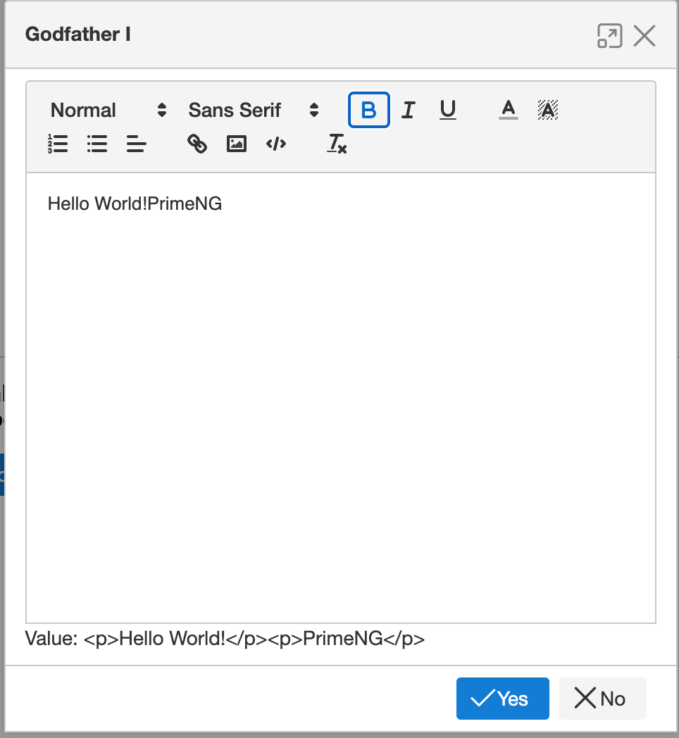 When p-editor is used in p-dialog, the label rendering of p-editor will ...