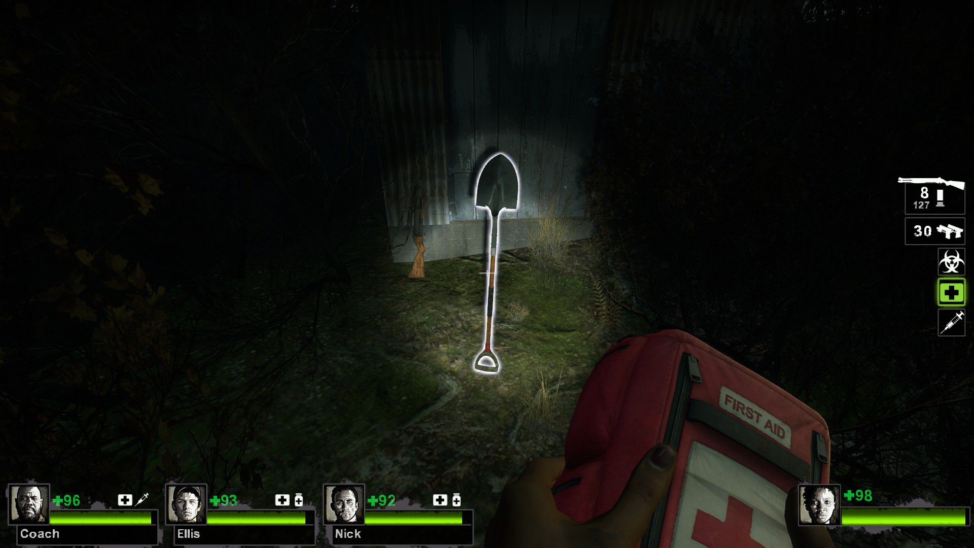 Shovels and Pitchforks sticking straight out of the ground · Issue #324 ...