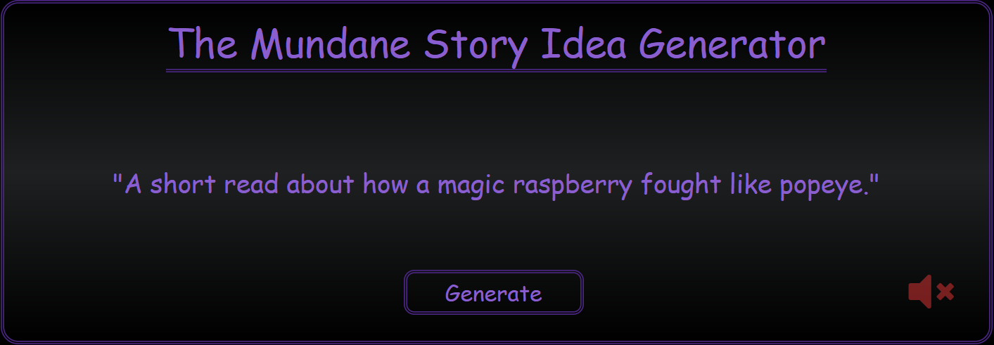 GitHub - justinsavage49/Story-Idea-Generator: Generate extraordinarily ...