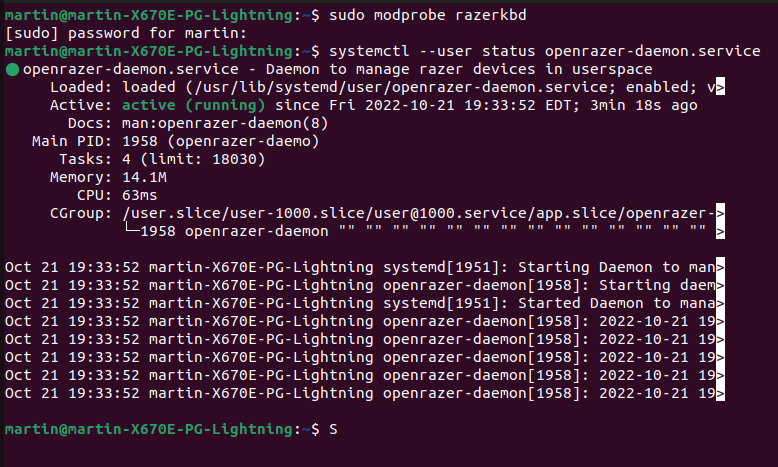 My devices are unrecognized by openrazer · Issue #1933 · openrazer/openrazer · GitHub