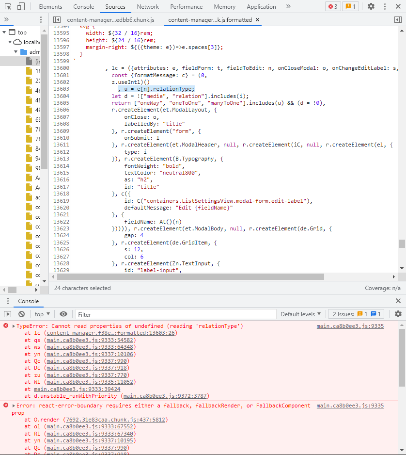 Admin panel crash when Press 'ESC' key or Click backdrop on modal in 'Configure the view' page ...