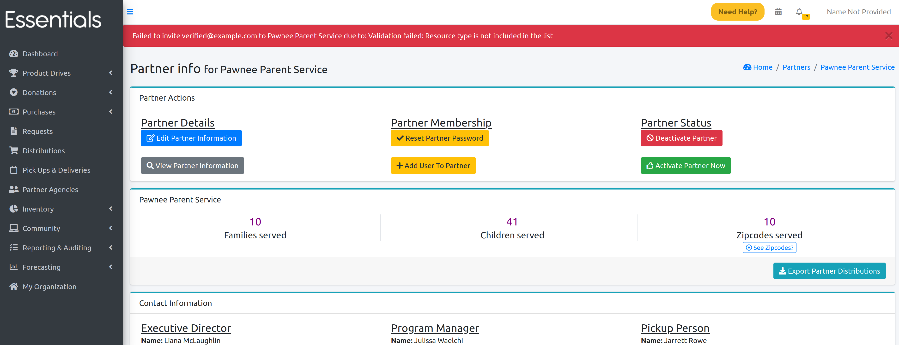[BUG]: Reset Partner Password giving error · Issue #3226 · rubyforgood/human-essentials · GitHub