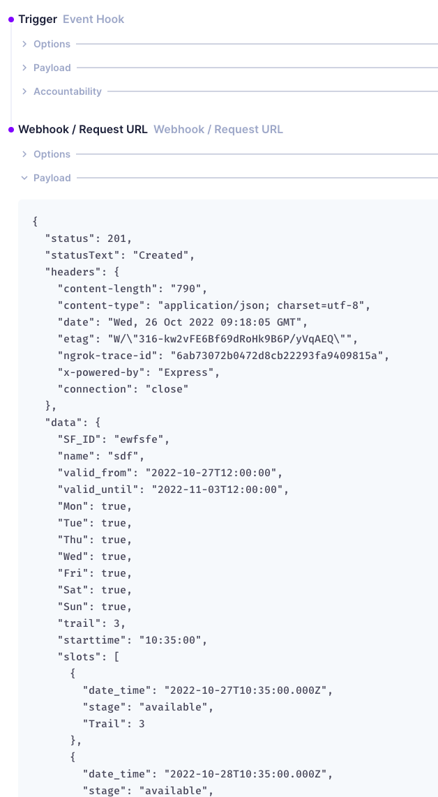 Flows When Modifying The Response Body To Contain An Array The Items In The Array Are Not
