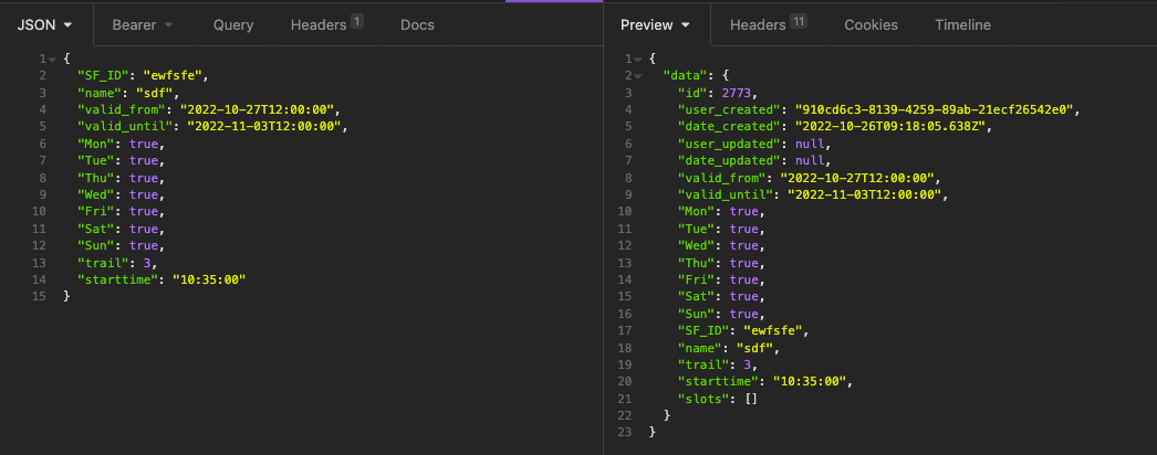 Flows: When modifying the Response Body to contain an array, the items in the array are not ...