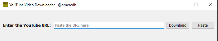 GitHub - omeredk/ytDownloader