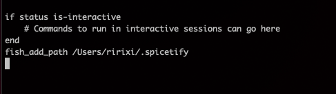 Install script doesn't properly add to $PATH with fish · Issue #1808 · spicetify/cli · GitHub