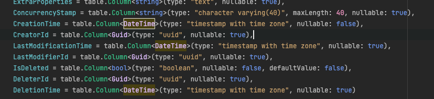 Update entity every time CreationTime change. · Issue #11230 · abpframework/abp · GitHub