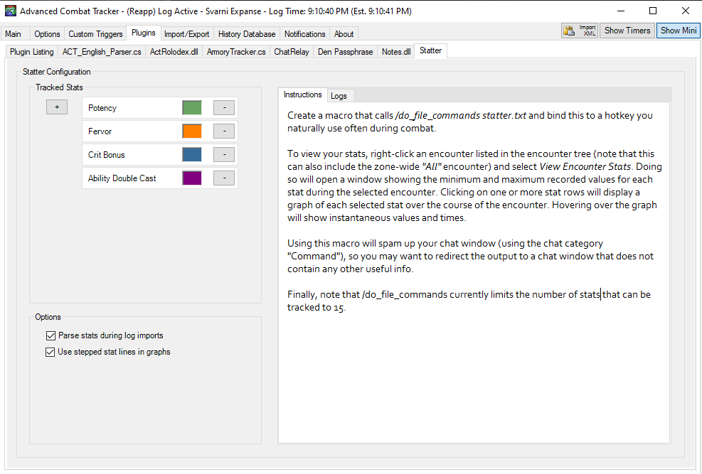 GitHub - eq2reapp/ActStatter