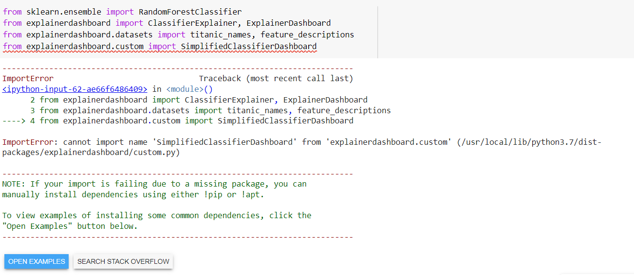 Unable to use SimplifiedClassifierDashboard · Issue #168 · oegedijk ... Unable to use SimplifiedClassifierDashboard · Issue #168 · oegedijk ...
