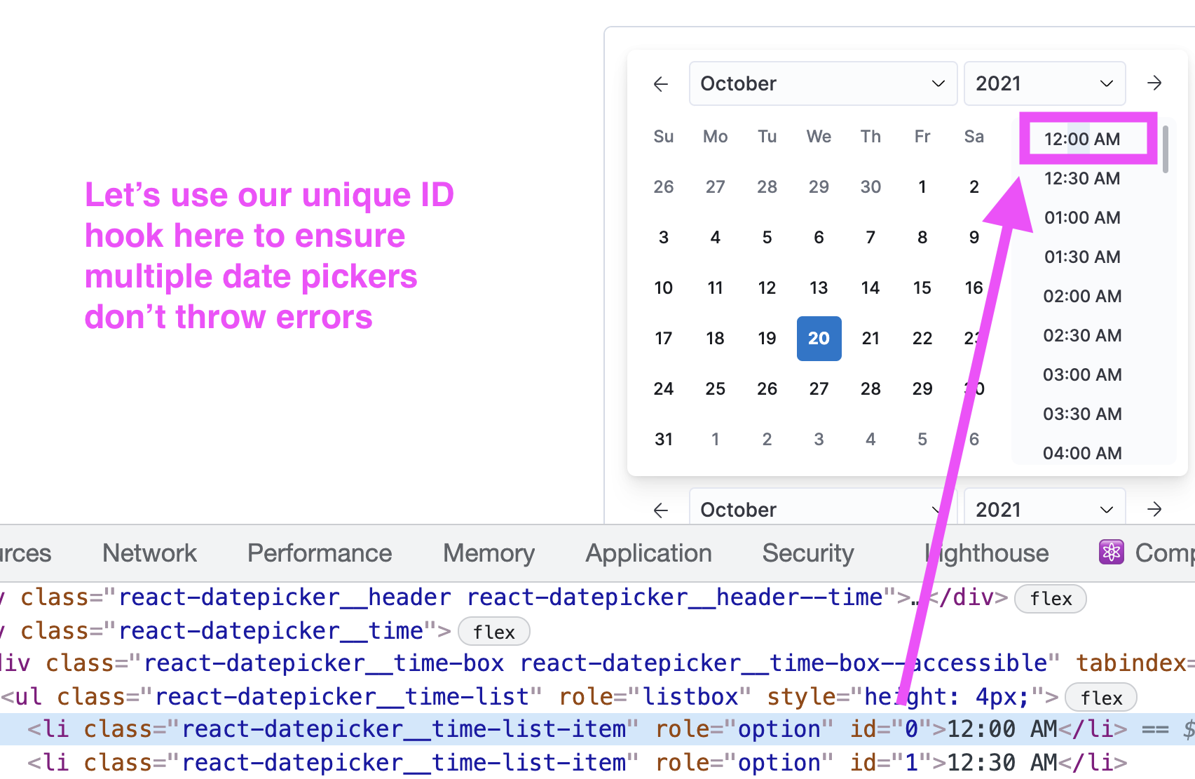 [EuiDatePicker][AXE-CORE]: Ensure IDs are unique for each time picker item · Issue #5304 ...