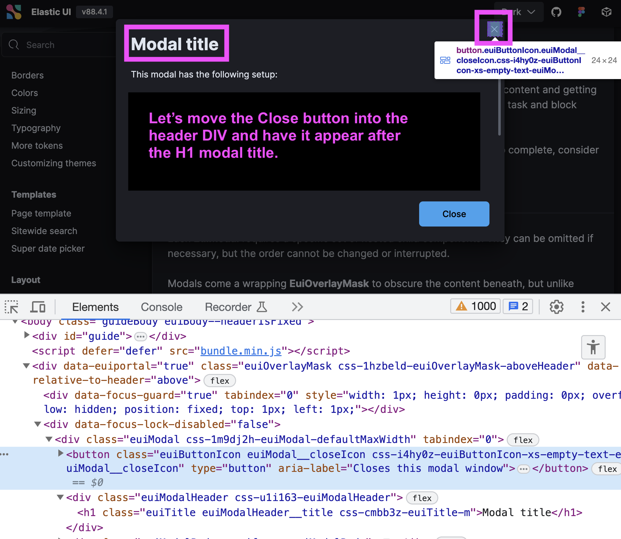 Euimodal Adjust The Source Order To Announce `euititle` Before Close Button · Issue 7222