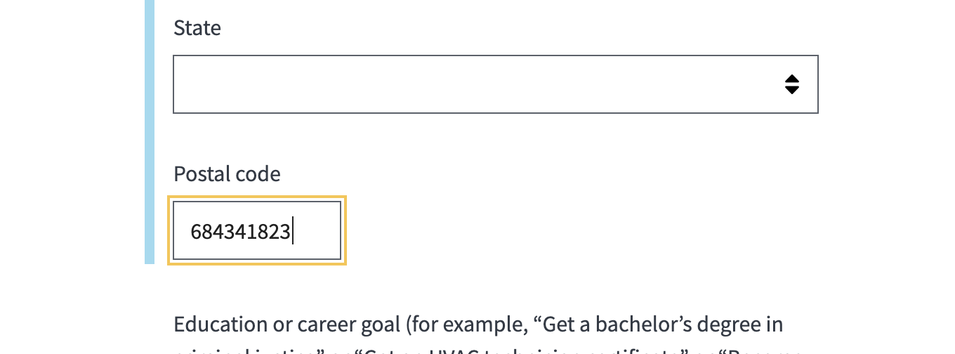 ZIP Code Component should support dash and plus when entering ZIP + 4 ...