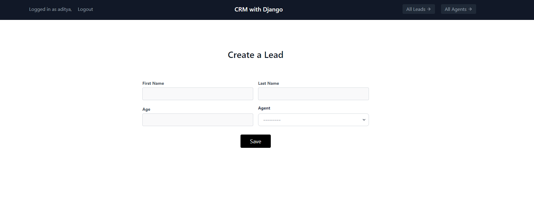 GitHub - adityabhattad2021/CRM-with-django