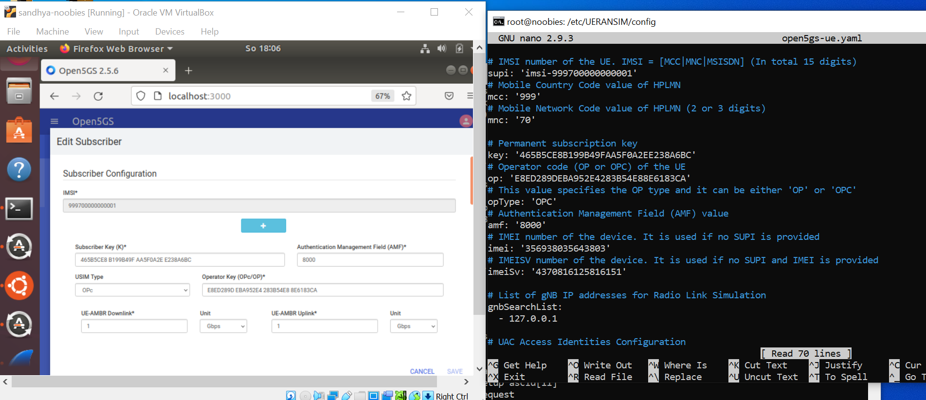 GitHub - SandhyaBagadi22/Open5gs-UERANSIM-Virtualization