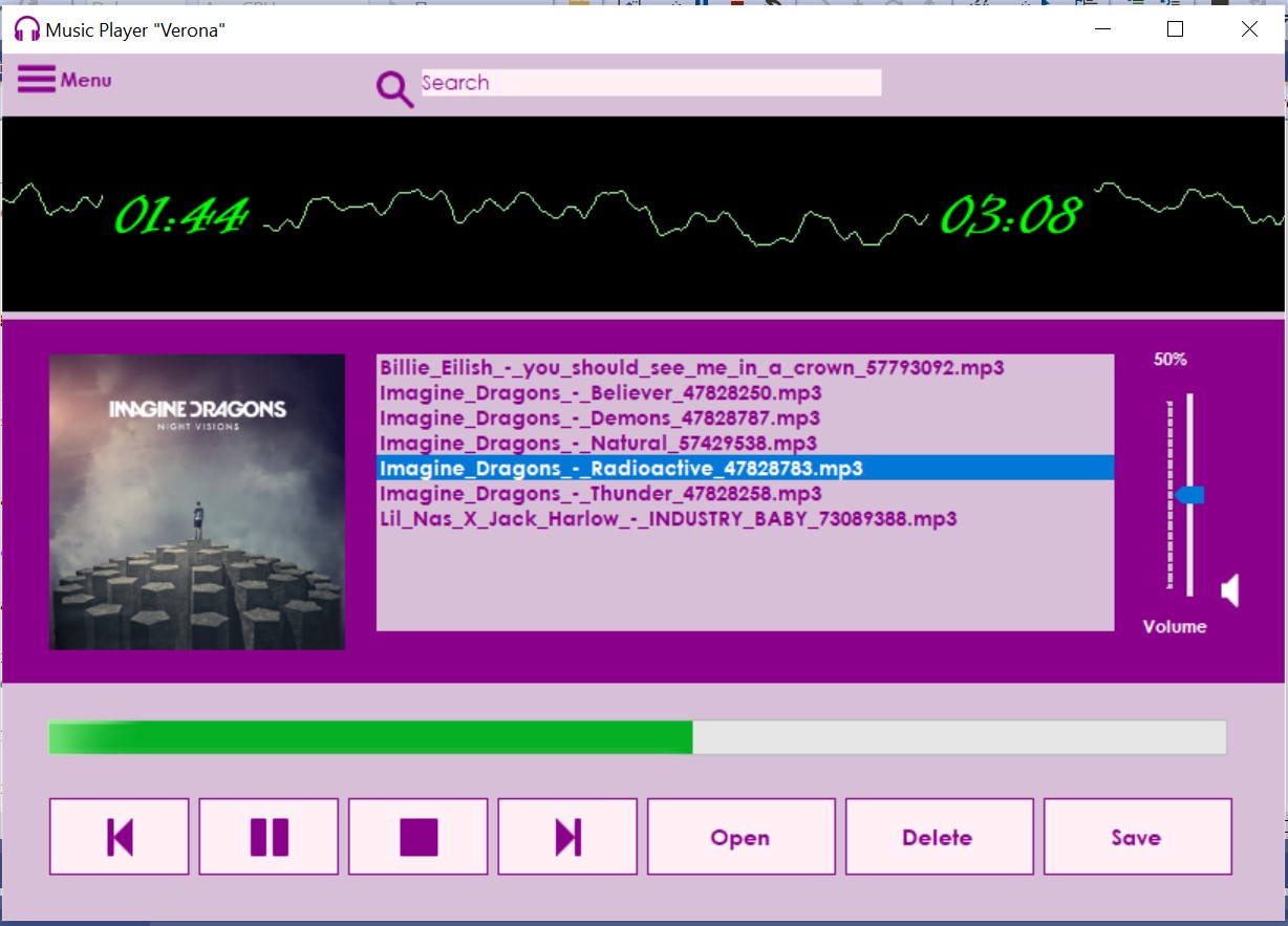 GitHub - VeronaPl/Music-Player: Создание проекта музыкального плеера на основе WinForms с ...