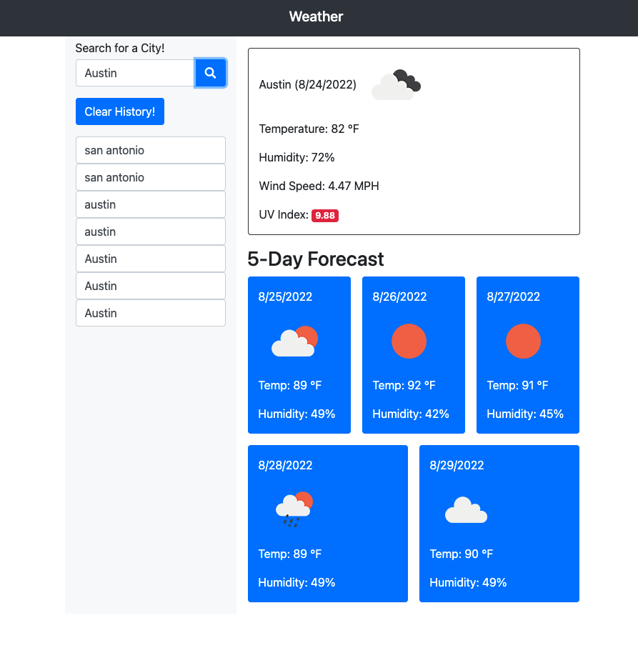 GitHub - LomTuna/Toms-Weather-Dashboard