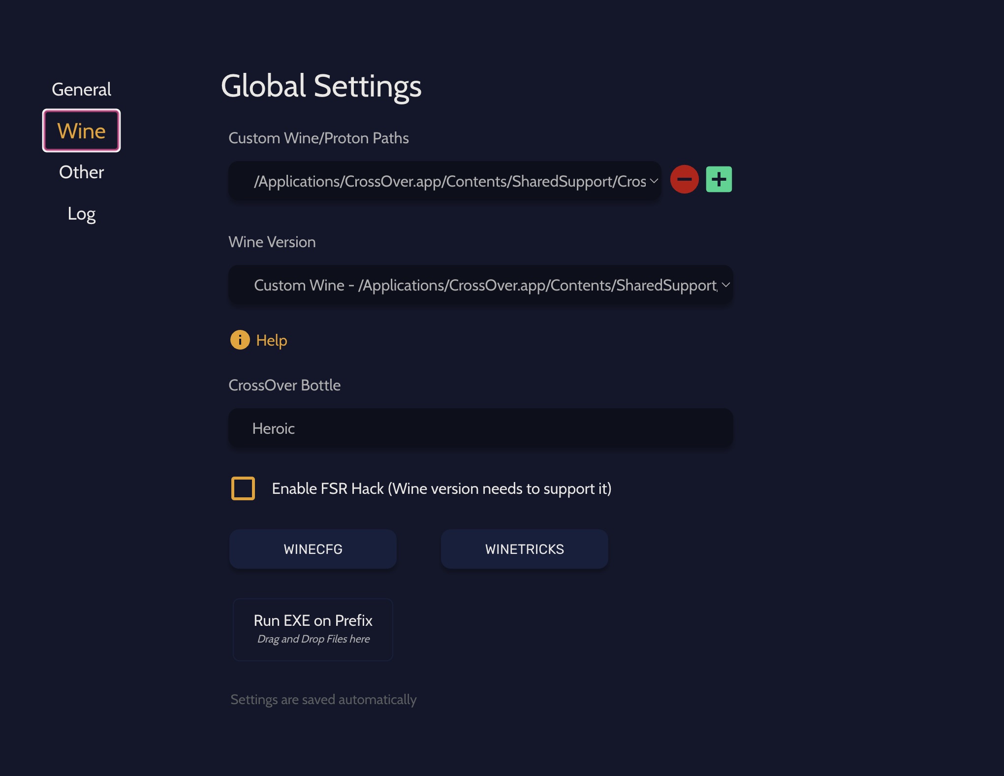 [macOS] crossover setting doesn't do anything · Issue #2118 · Heroic-Games-Launcher ...