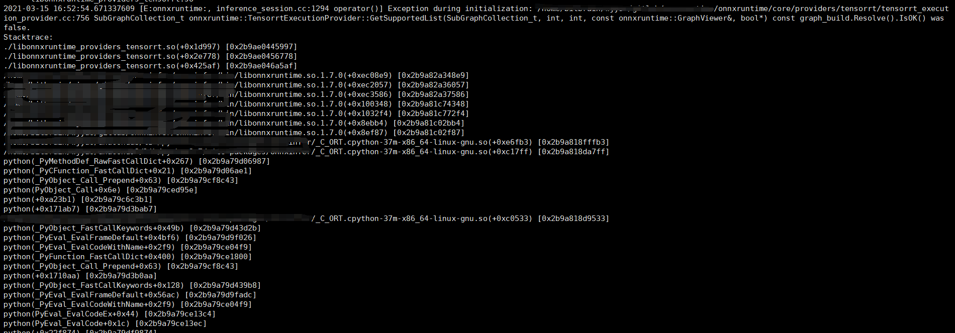 Run ResNet50 On TensorRT Provider was failed. · Issue #7011 · microsoft/onnxruntime · GitHub