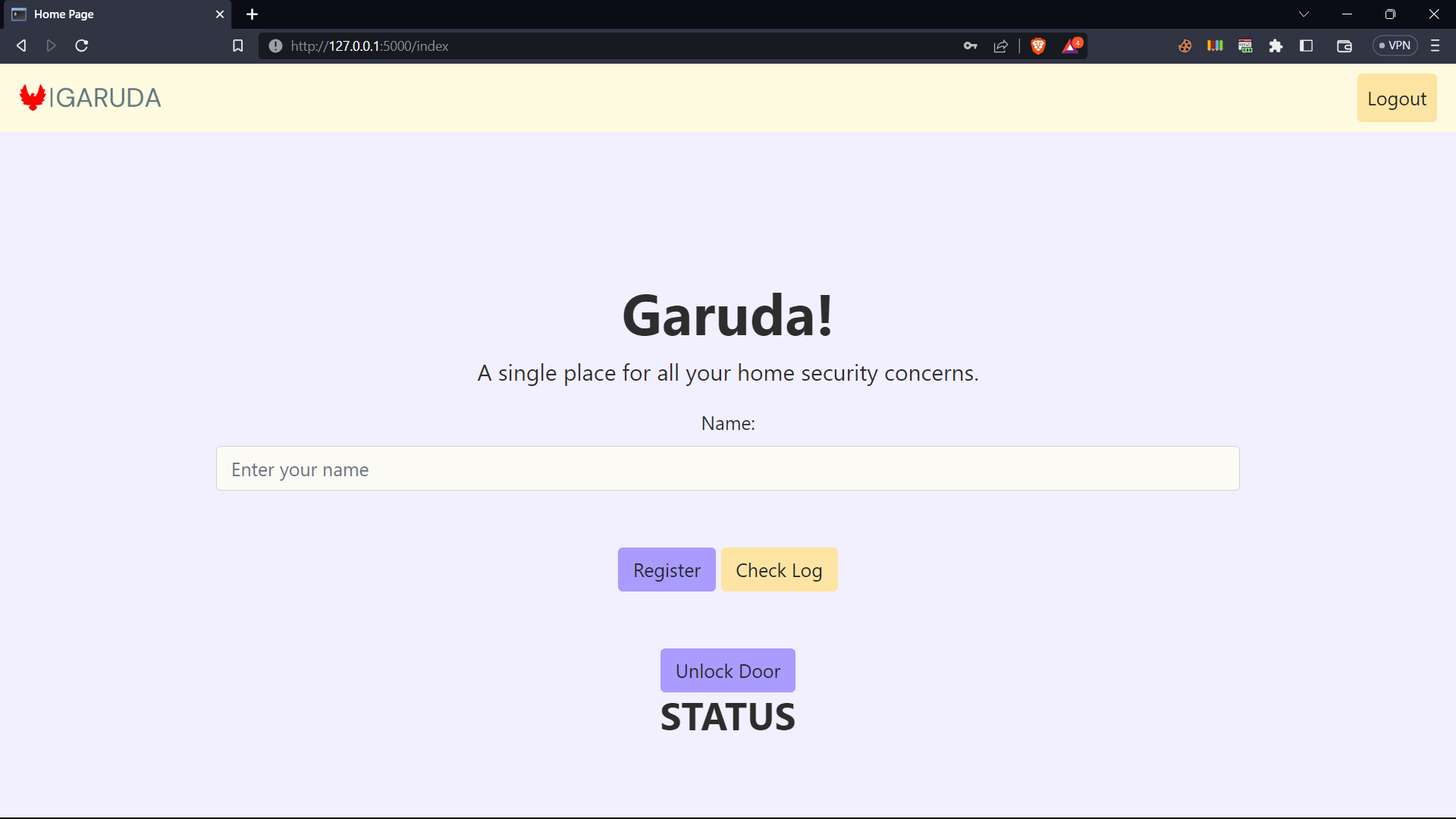 GitHub - Guru-Prasad-2002/Garuda: IoT Based Home Security System
