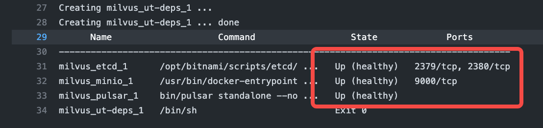 [Enhancement]: Wait for deps ready before run ut · Issue #20319 · milvus-io/milvus · GitHub