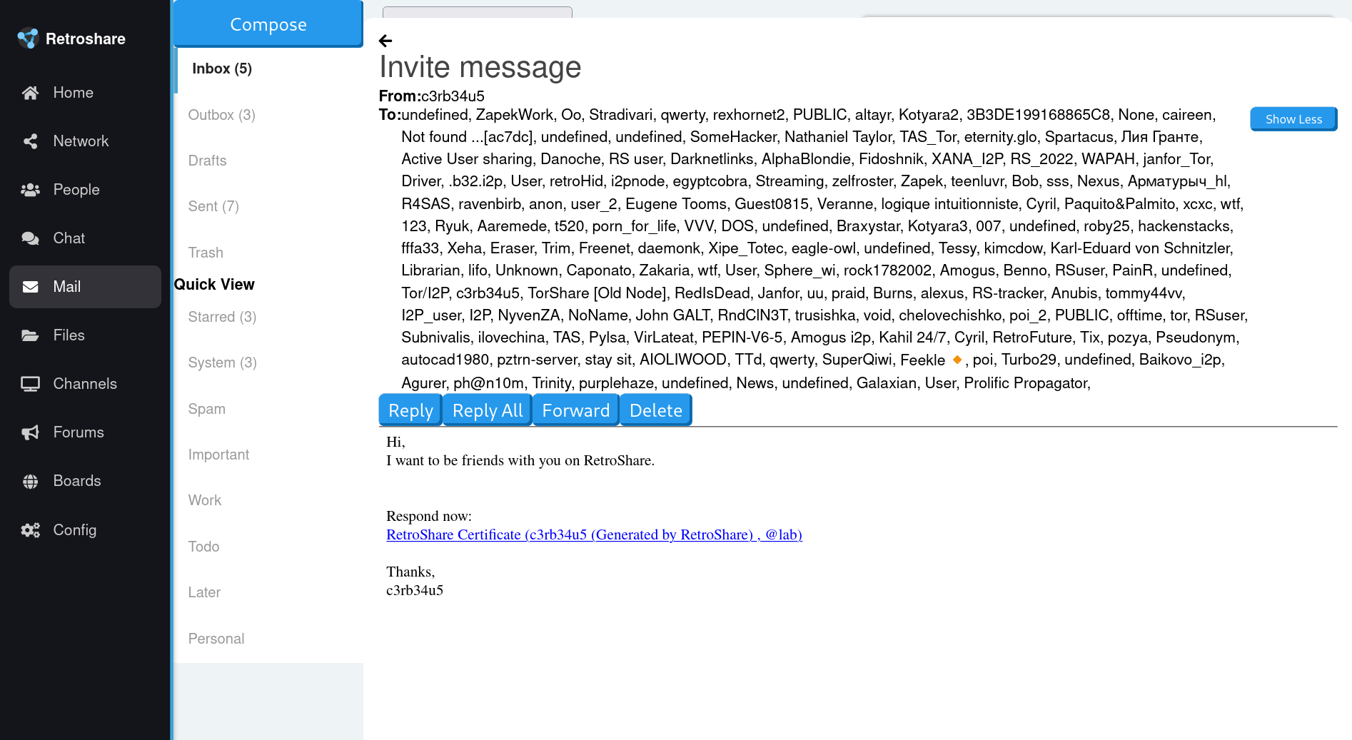 UI design for the Mail Tab · Issue #39 · RetroShare/RSNewWebUI · GitHub
