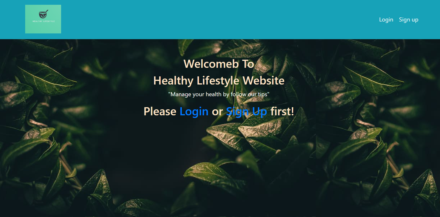 GitHub - Thingo2906/Capstone1-health-web-app